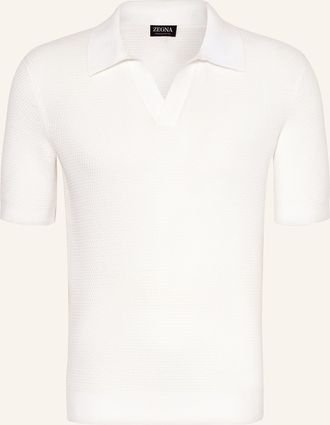 Ermenegildo Zegna Zegna Strick-Poloshirt weiss