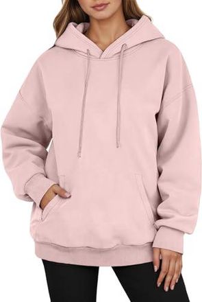 Generic Sweat &agrave; capuche d&eacute;contract&eacute; &agrave; manches longues pour homme - Confortable - Hiver - Chaud - Doublure en polaire - Avec poche &agrave; cordon de serrage - Pour u