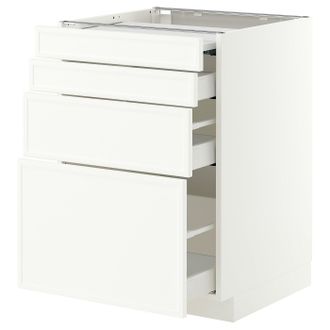 IKEA METOD / MAXIMERA Unterschr auszb Arbeitsfl/3 Schubl