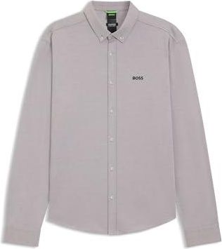 BOSS Hommes St Motion L Chemise en Jersey de Coton Infroissable avec Stretch Naturel