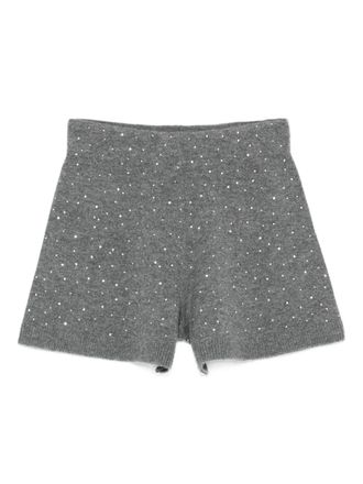 Maje short &agrave; ornements - Gris