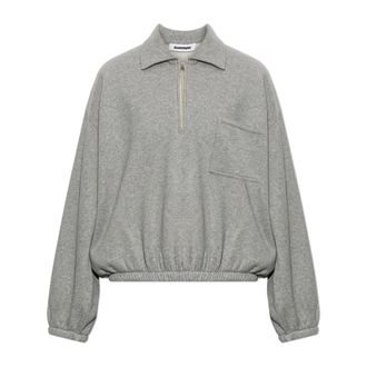 Darkpark Alva Oversized Baumwoll-Polo - - Tops - Damen - Grau - XS