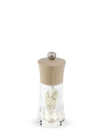 Peugeot Moulin &agrave; Sel Humide Ol&eacute;ron 14 cm - R&eacute;glage Classique - M&eacute;canisme Zirlion Sp&eacute;cial Sel Humide en Zircone - Innovation Sel Glace - En Bois Labellis&eacute; PEFC