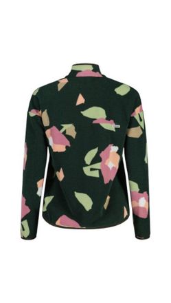 Maloja Fleecejacke Fleecepullover BocanaM Full-Zip gr&uuml;n/blume Damen