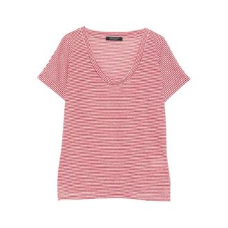 Aragona Femme, Tops, Multicolore, Taille: 38 FR T-shirt ray&eacute;