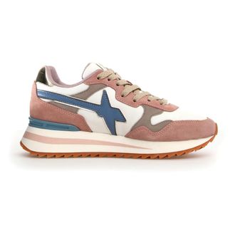 W6YZ Rosa Animal Print Sneakers Aw24 - - Shoes - Damen - Rosa - 36 EU