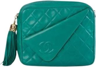 Chanel Pre-owned Vintage Clutch - Femme - Pre-owned - Vert - Taille: ONE Size