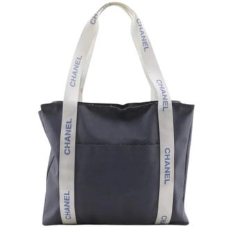 Chanel Pre-owned Nylon Tote Bag - - Pre-owned - Damen - Grau - ONE SIZE