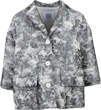 Douuod Femme, Vestes, Multicolore, Taille: 38 FR Over Brocade Jacket