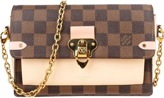 Louis Vuitton Crossbody Bags - Louis Vuitton Damier Ebene Monogram Vavin Chain Cr - Gr. unisize - in Braun - f&uuml;r Damen