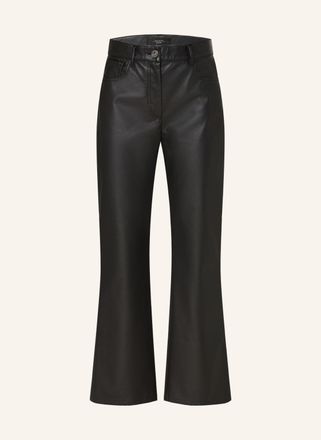 Max Mara Weekend Max Mara Hose Califfo In Lederoptik schwarz