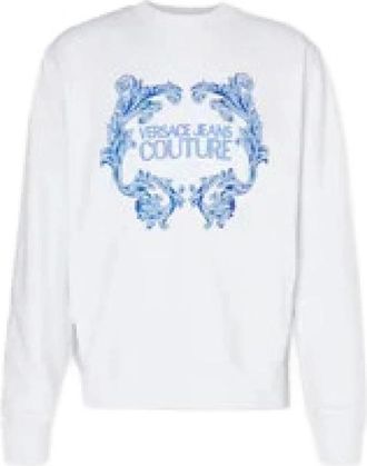 Versace Jeans Couture Homme, Sweatshirts et sweats &agrave; capuche, Blanc, Taille: XL Felpa