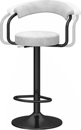 Generic Drehbare Barhocker aus Samt, h&ouml;henverstellbar, Tresenhocker, Barst&uuml;hle f&uuml;r die Fr&uuml;hst&uuml;cks- und K&uuml;chenbar, Belastbarkeit 136 kg