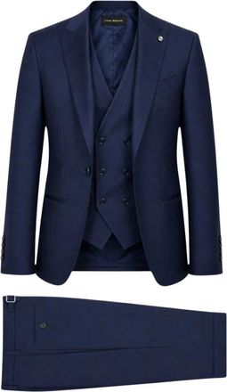 Luigi Bianchi Mantova Homme, Costumes, Bleu, Taille: XL Costume crois&eacute;