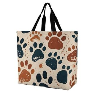 Generic Patte De Chien Sac Cabas Imperm&eacute;able Tote Bag Pliable Sac A Main Femme Pour Travail Shopping Plage