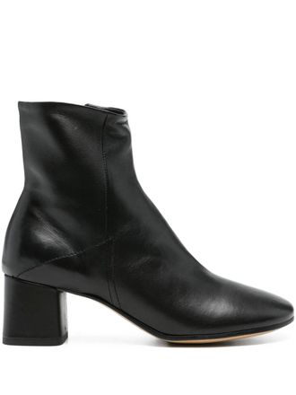 Pomme D'Or bottines en cuir 60 mm - Noir