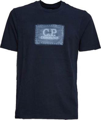 C.P. Company C.p. Company, Homme, Tops, Bleu, Taille: XL T-Chemises