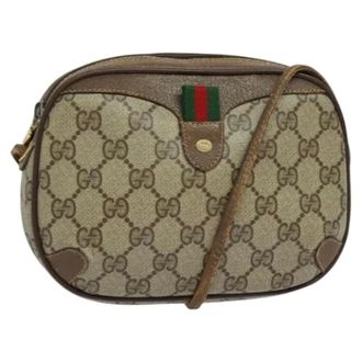 Gucci Pre-owned Cuir sacs-gucci - Femme - Pre-owned - Beige - Taille: ONE Size