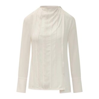 Victoria Beckham Bluse mit Nahtdetail - - Blouses & Shirts - Damen - Beige - 2XS