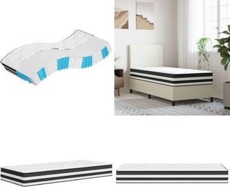 vidaXL Matratze Taschenfederkern Mittel 70x200 cm - Taschenfederkernmatratze - Matratze - Doppelbettmatratze - Federkernmatratze - Mittelharte Matratze