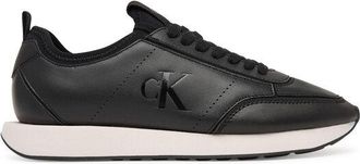 Calvin Klein Sneakers Retro Runner Sock Panl Lth Neo HW0HW03118 Schwarz