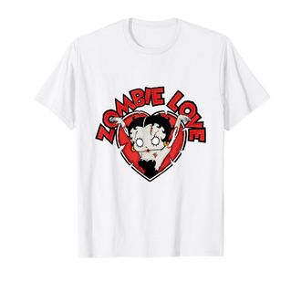 Betty Boop Halloween Herz Zombie Love T-Shirt