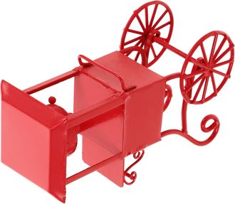 DOITOOL Popcornmaschine Miniatur F&uuml;r Puppenhaus Tisch-popcornmaschine Mit Heizsystem Tragbar F&uuml;r Kino-deko Und Snacks Einfach Zu Bedienen