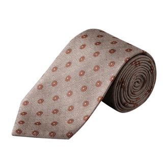 Eton Florale gewebte Shantung-Krawatte - - Accessories - Herren - Mehrfarbig - ONE SIZE