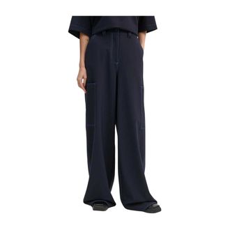 Sunnei Weite Hosen - - Trousers - Damen - Blau - S