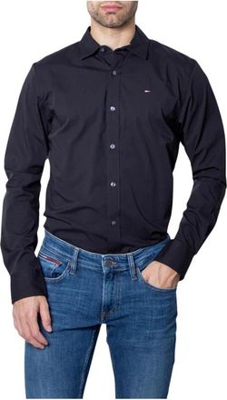 Tommy Hilfiger Chemise Oxford &agrave; manches longues coupe classique - Homme - Chemises - Noir - Taille: M