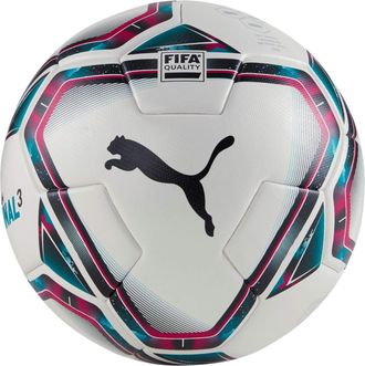 Puma 83306 Unisex - Erwachsene teamFINAL 21.3 FIFA Quality Ba Fußball, White-Rose Red-Ocean Depths Black-Omphalodes, 4