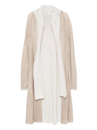 Ma+ Asymmetrischer Mantel - Nude