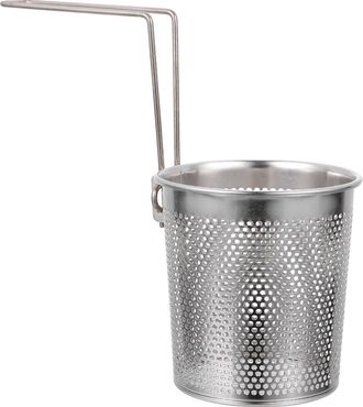 Hemoton Edelstahl Nudelsieb Mit Griff Handheld Noodle Sifter Für Sicheres Abseihen Von Nudeln Und Gemüse Spülmaschinenfest Praktisches Küchenwerkzeug Für Viel