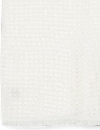 D'Aniello Anais Stole - White