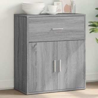 vidaXL Buffet sonoma gris 60x31x70 cm bois ding&eacute;nierie - Vidaxl