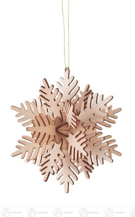 Dregeno Seiffen eG Baumbehang Schneeflocke - Dregeno Erzgebirge