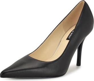 Nine West Femme Gemmha Escarpins, Cuir Noir 001, 36.5 EU