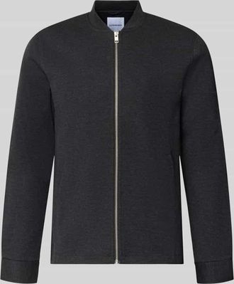 Lindbergh Slim Fit Sweatjacke mit Stehkragen
