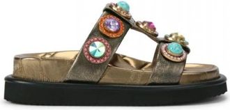 Kurt Geiger Femme, Chaussures, Multicolore, Taille: 40 EU Orson Crystal Sandal