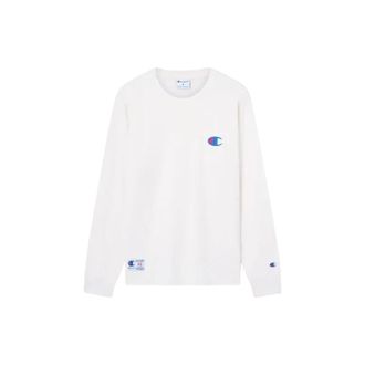 Champion Langarm-T-Shirt - - Tops - Herren - Wei&szlig; - S