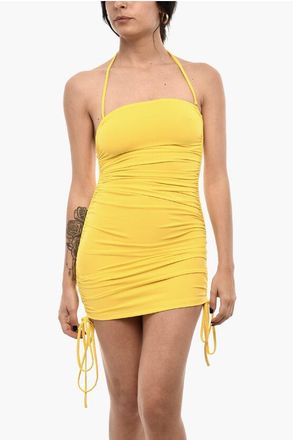 Dsquared2 Draped Strapless Mini Beah Cover Up size S