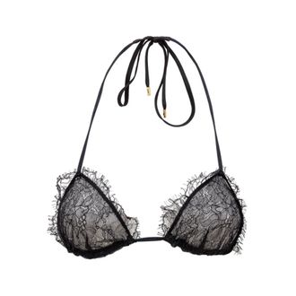 Tom Ford Schwarzer Spitzen-BH im Dreieck - - Swimwear - Damen - Schwarzk - S
