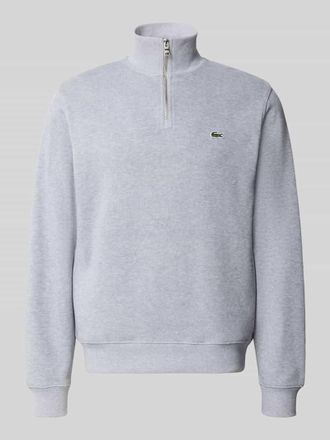 Lacoste Regular Fit Troyer aus reiner Baumwolle