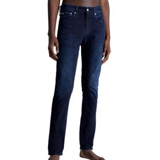 Calvin Klein Jeans Calvin Klein Herren Jeans Hose Skinny aus Baumwolle mit Stretch, Blau (Denim Dark), 29W/32L