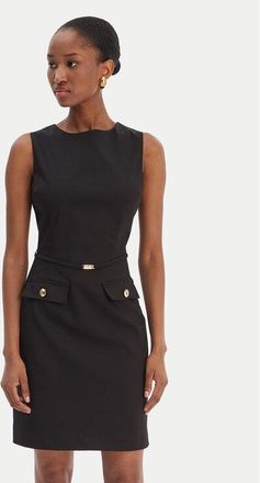 Guess Coctailkleid 6RGK17 7311A Schwarz Regular Fit