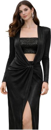 Simona Corsellini Femme, Robes, Noir, Taille: 36 FR Robes