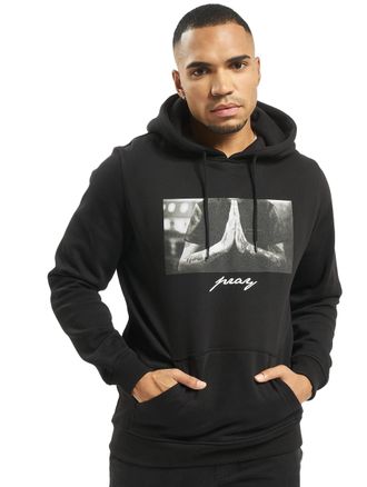 Mister Tee Herren Sweatshirt Pray schwarz L
