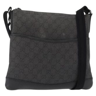 Gucci Pre-owned Canvas Umh&auml;ngetasche - - Pre-owned - Damen - Schwarzk - ONE SIZE