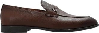 Ferragamo Homme, Chaussures, Brun, Taille: 40 1/2 EU Desio Mocassins