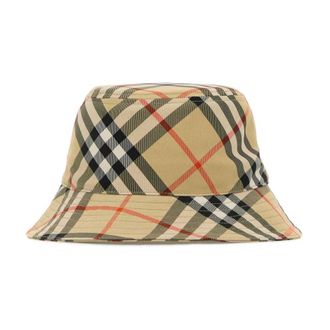 Burberry Femme, Accessoires, Multicolore, Taille: S Embroidered Canvas Bucket Hat